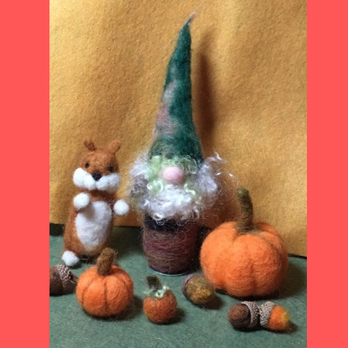 In Person: Fall Needle Felting for Adults | Ridgefield Library